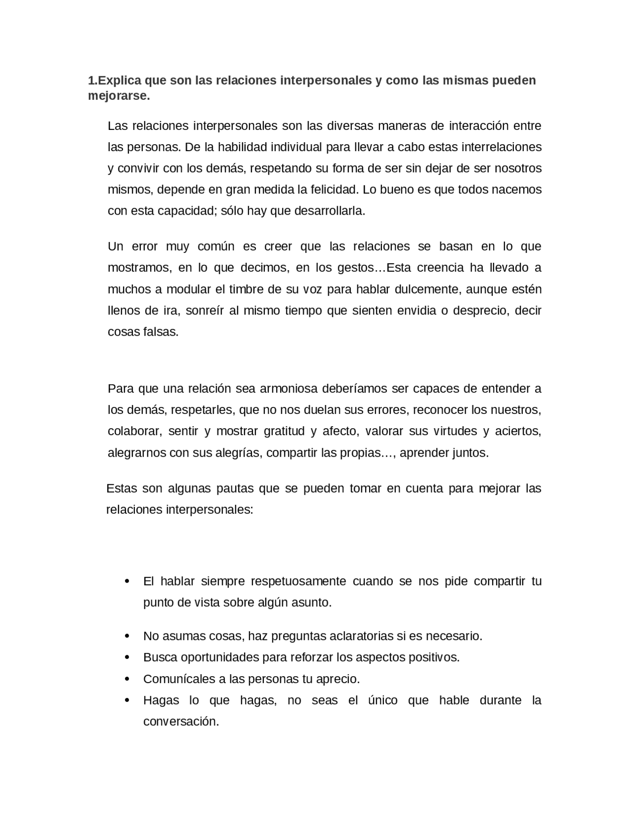 Ser Humano Y Desarrollo Sostenible Docsity