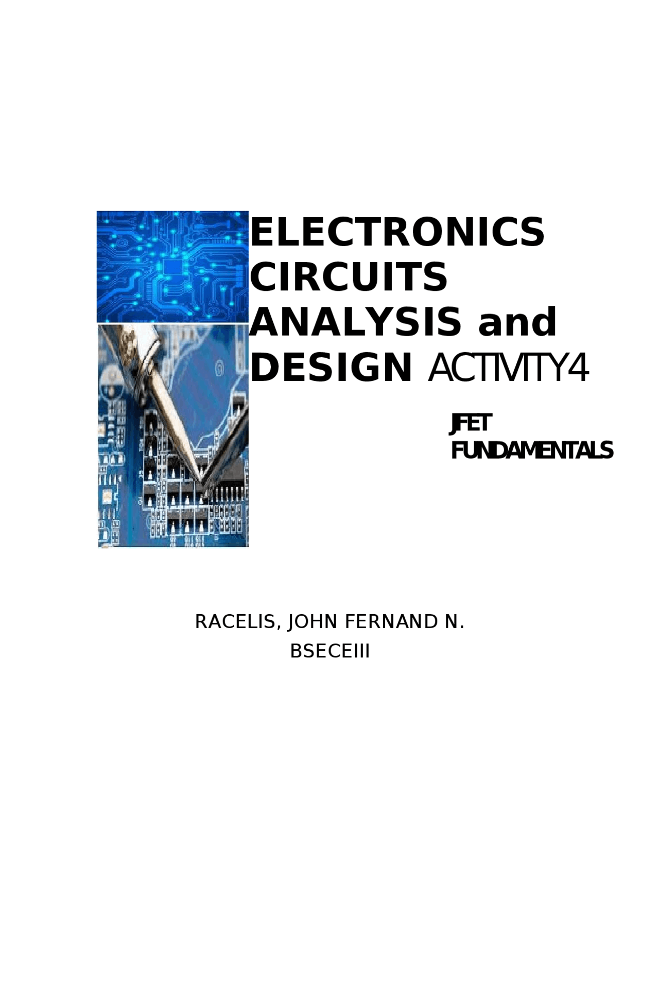 Ece Laboratory Electronics Engineer Docsity