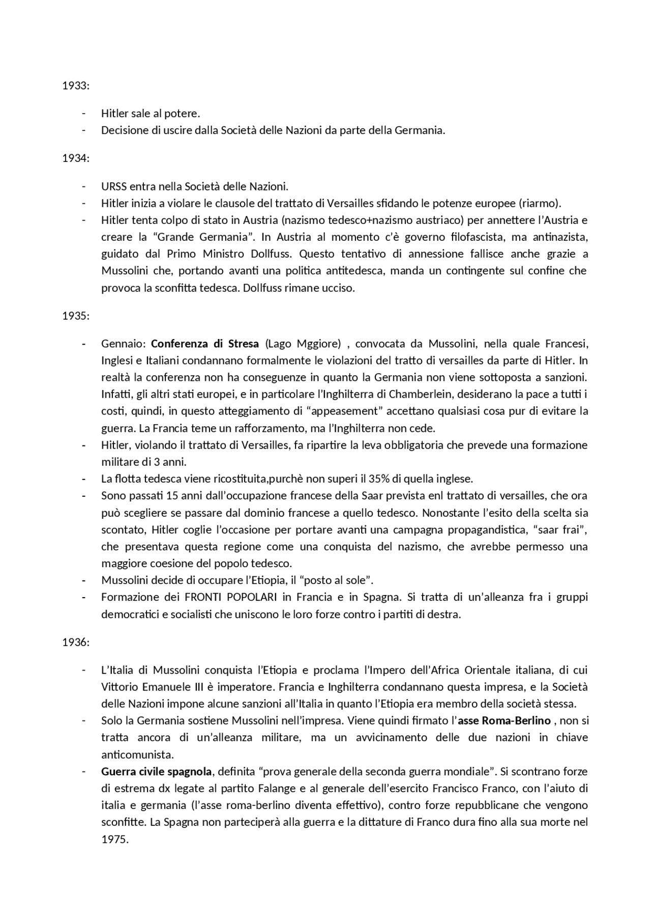 Appunti Seconda Guerra Mondiale Docsity
