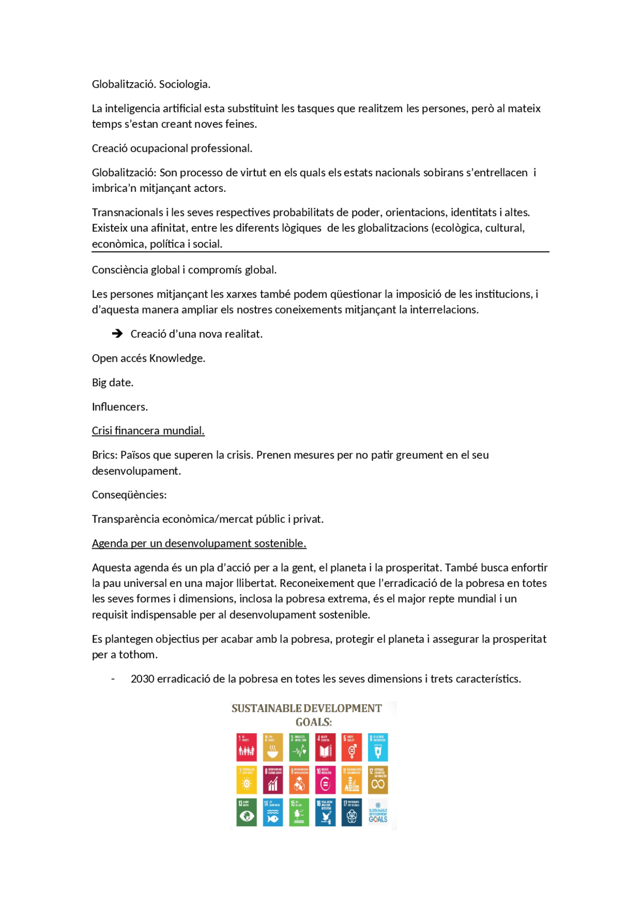 Apunts Examen 2 Sociologia Treball Social Docsity