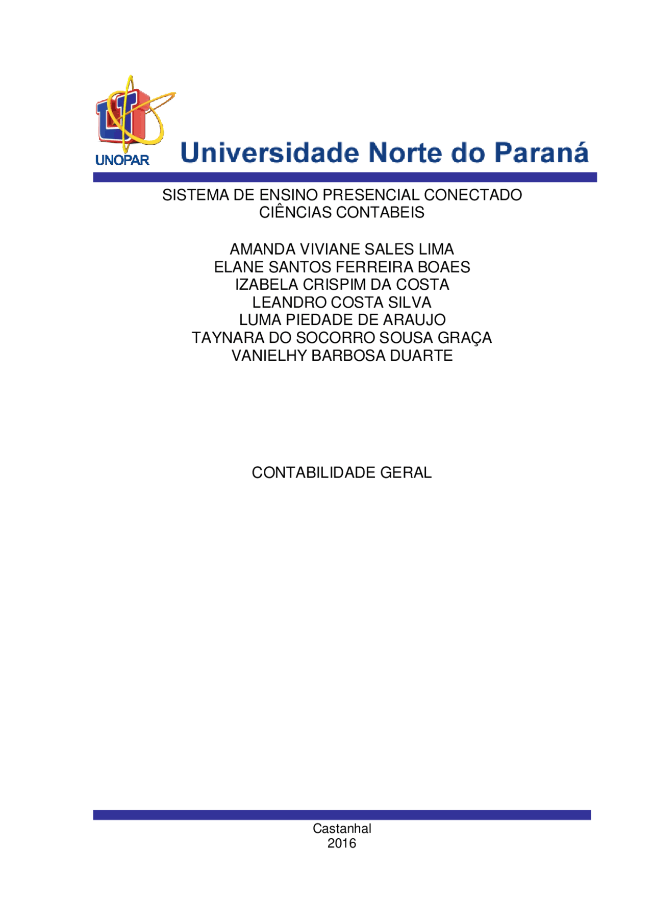 Contabilidade Geral E Os Desafios Do Contador Docsity