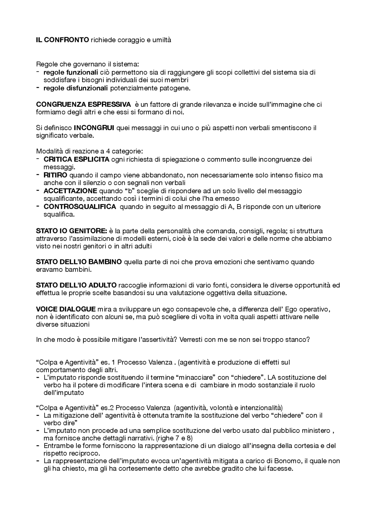 Esempi Domande Comunicazione E Narrazione Interpersonale Docsity