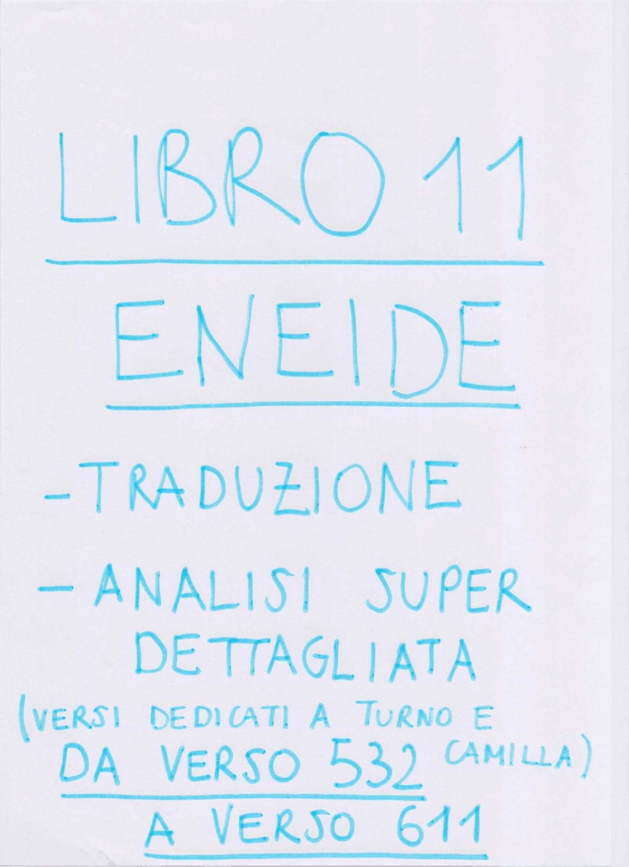 ENEIDE LIBRO 11: ANALISI DETTAGLIATA E TRADUZIONE VERSI 532-611 (TURNO ...