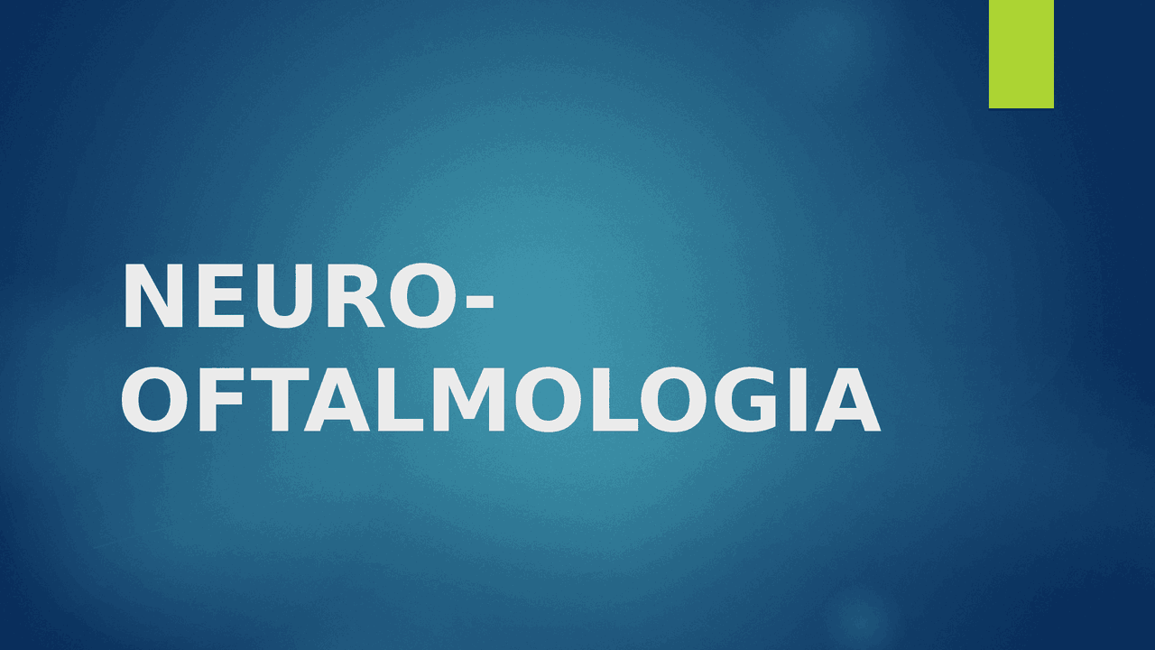 Generalidades De Oftalmologia Docsity