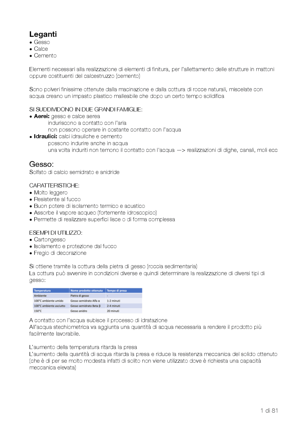 Elementi Costruttivi 1 Anno Architettura Trabucco Docsity
