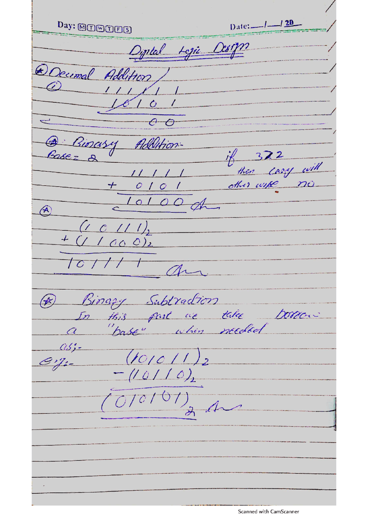 Number system conversion - Docsity