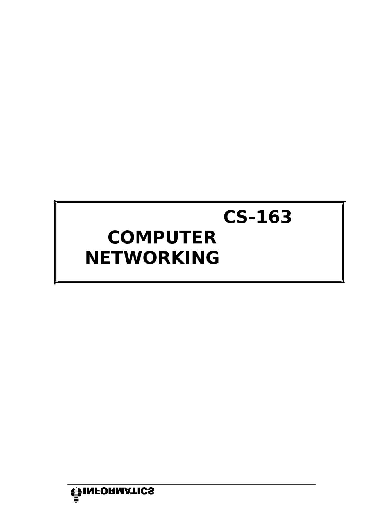 Computer Networking Notes Docsity
