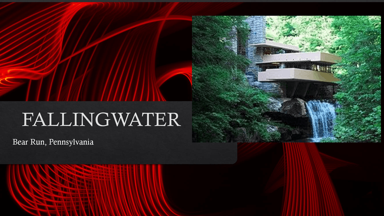 Fallingwater's main points. - Docsity