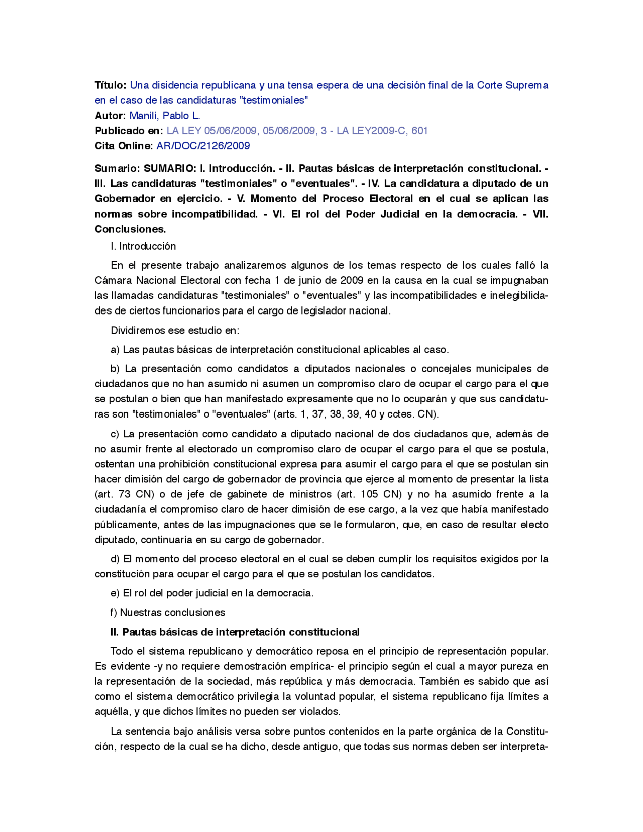 Constitucional de los Poderes Midon UNNE - Docsity