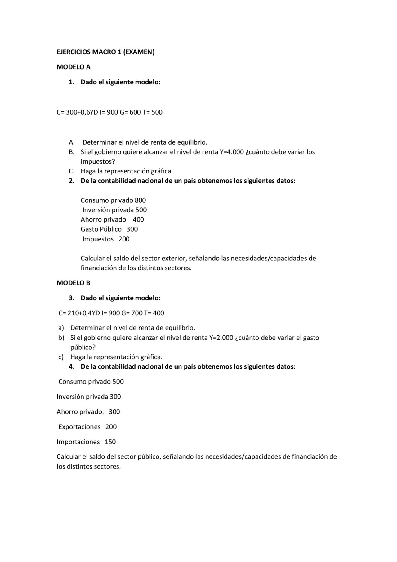 Examen MacroeconomÍa Docsity