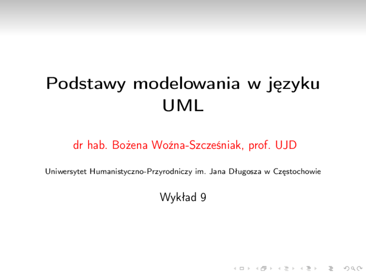 Podstawy Modelowania W Języku Uml Docsity