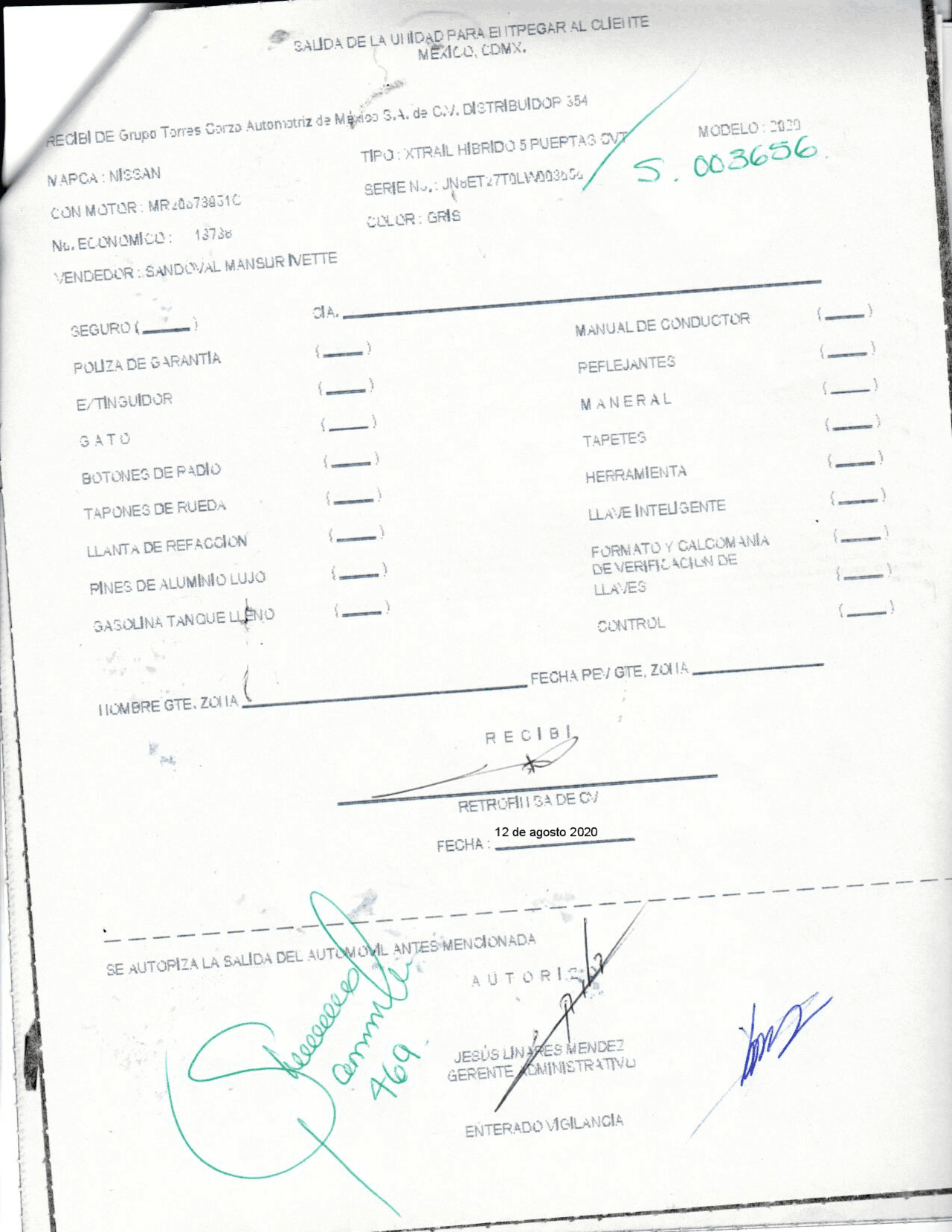 Acuse de Entrega - Formato usado para validar la correcta ...