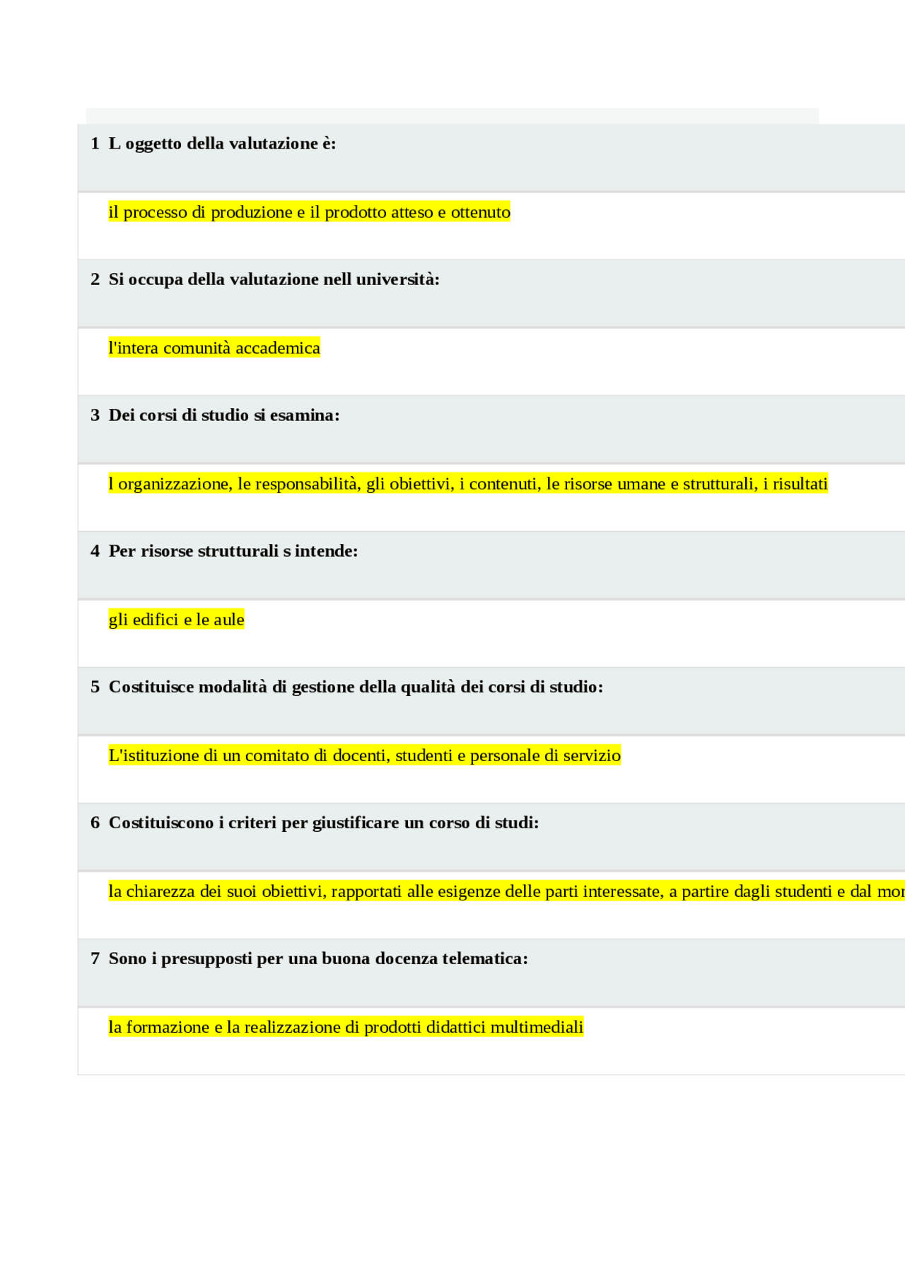 Pedagogia Sperimentale Docsity