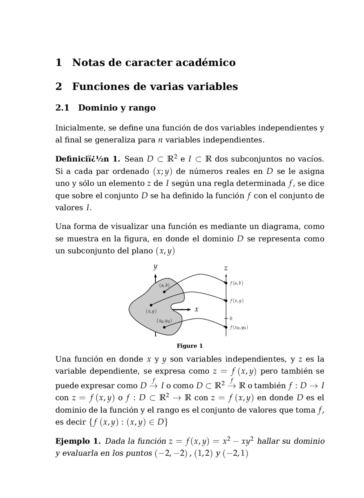 Calculo Varias Variables Apuntes De Cálculo Para Ingenierios Docsity