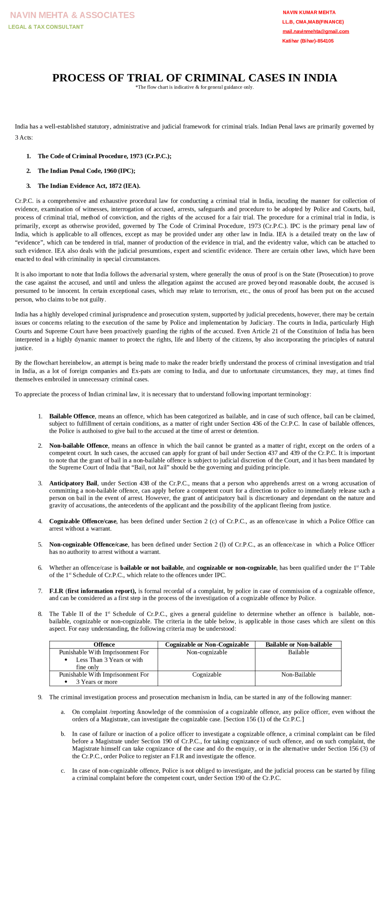 Criminal trail flow chart in trial court | Lecture notes Law | Docsity