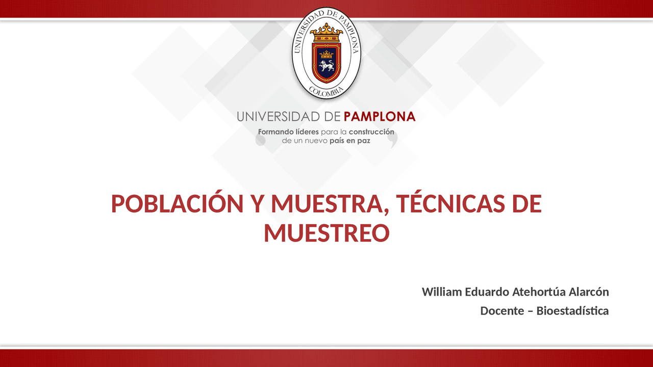 Técnicas De Muestreo Slide Di Biostatistica Docsity