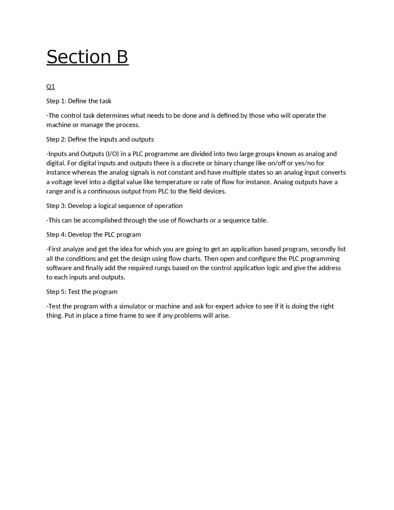 Scada Questions Solution Docsity