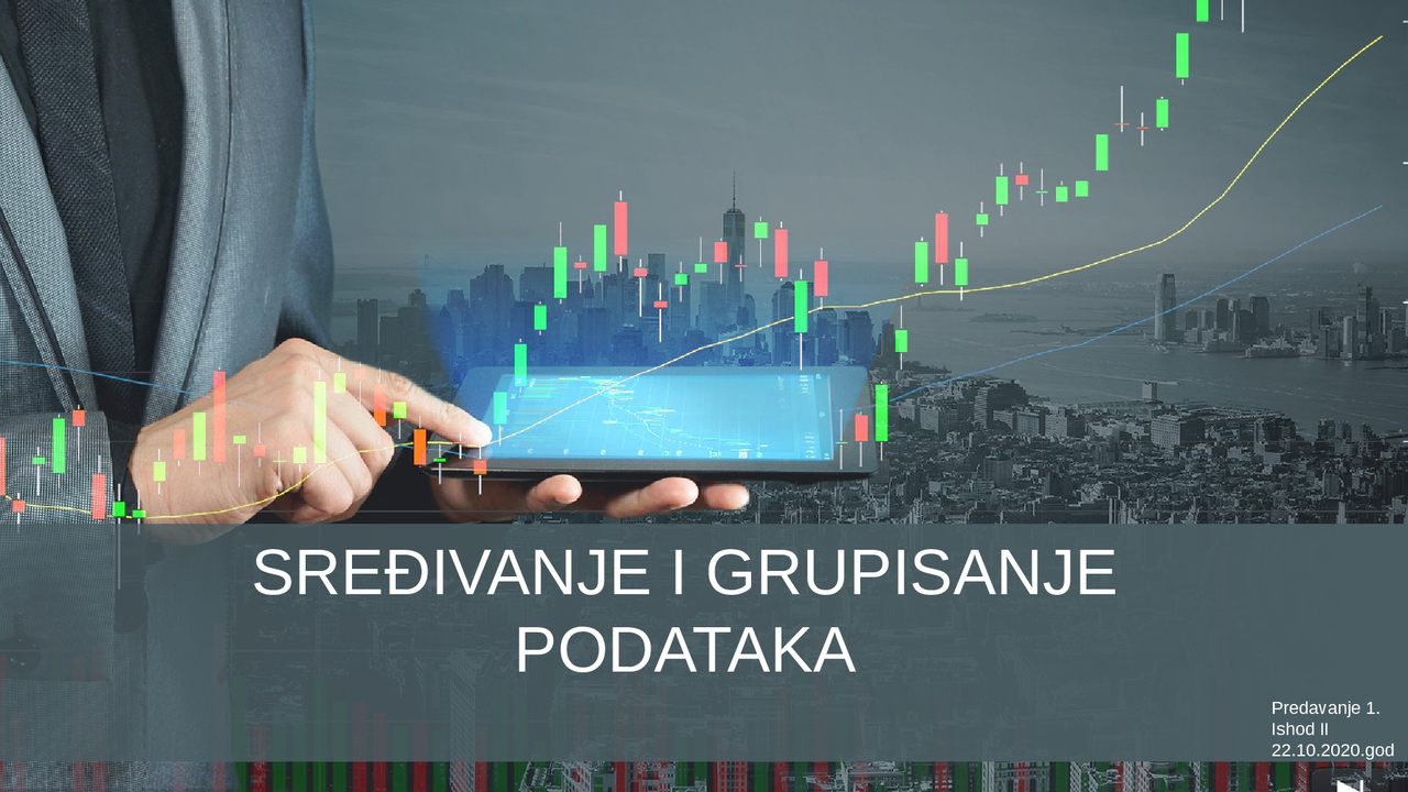 Sređivanje i grupisanje podataka | Slajdovi' predlog Statistika | Docsity