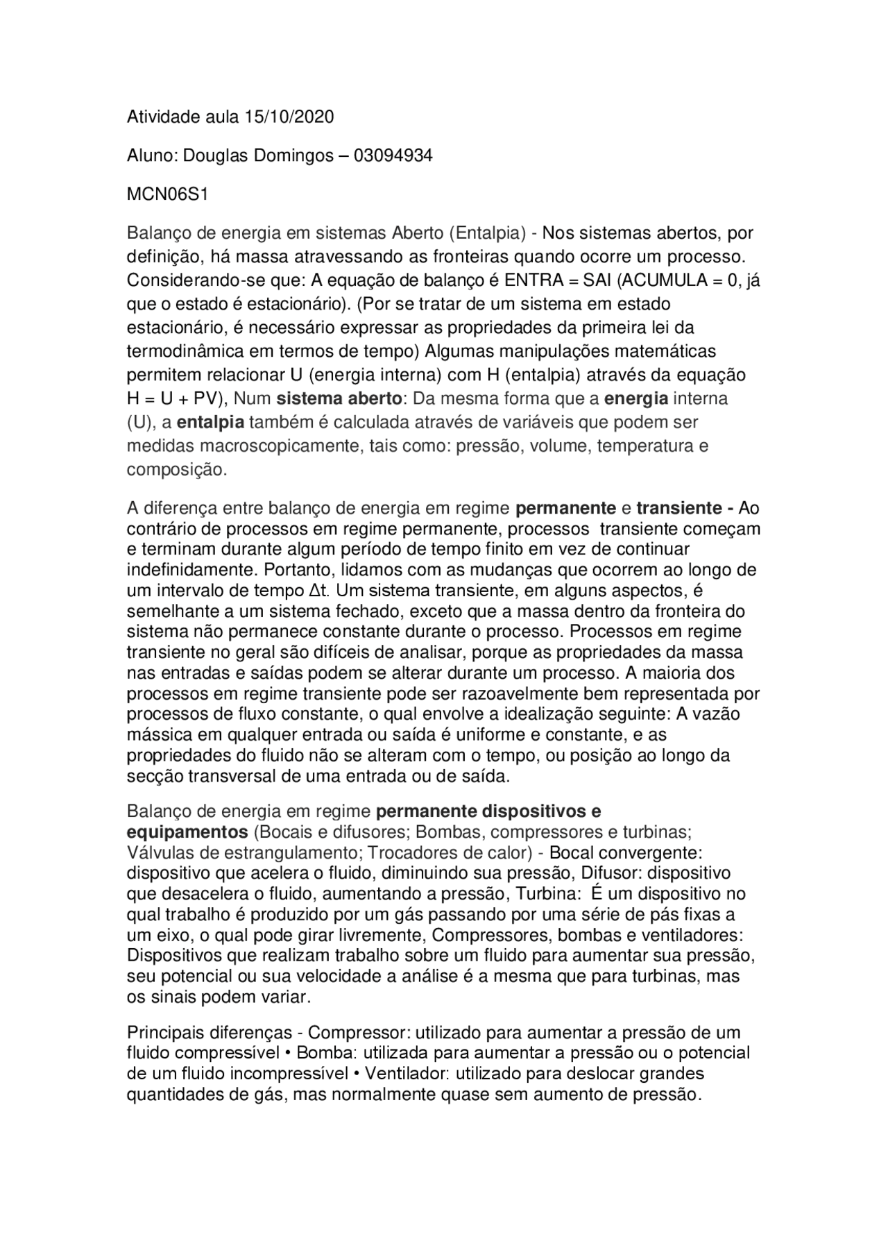 Exercicio Calculos Docsity