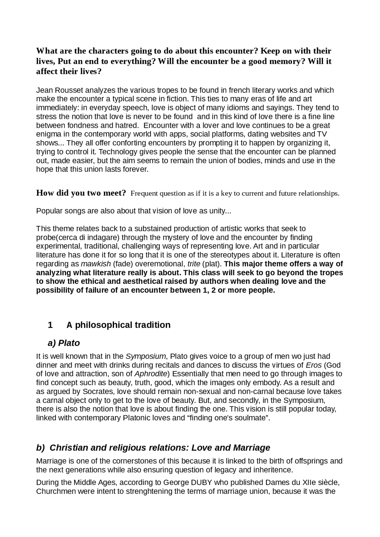 Romance And Romanticism Docsity