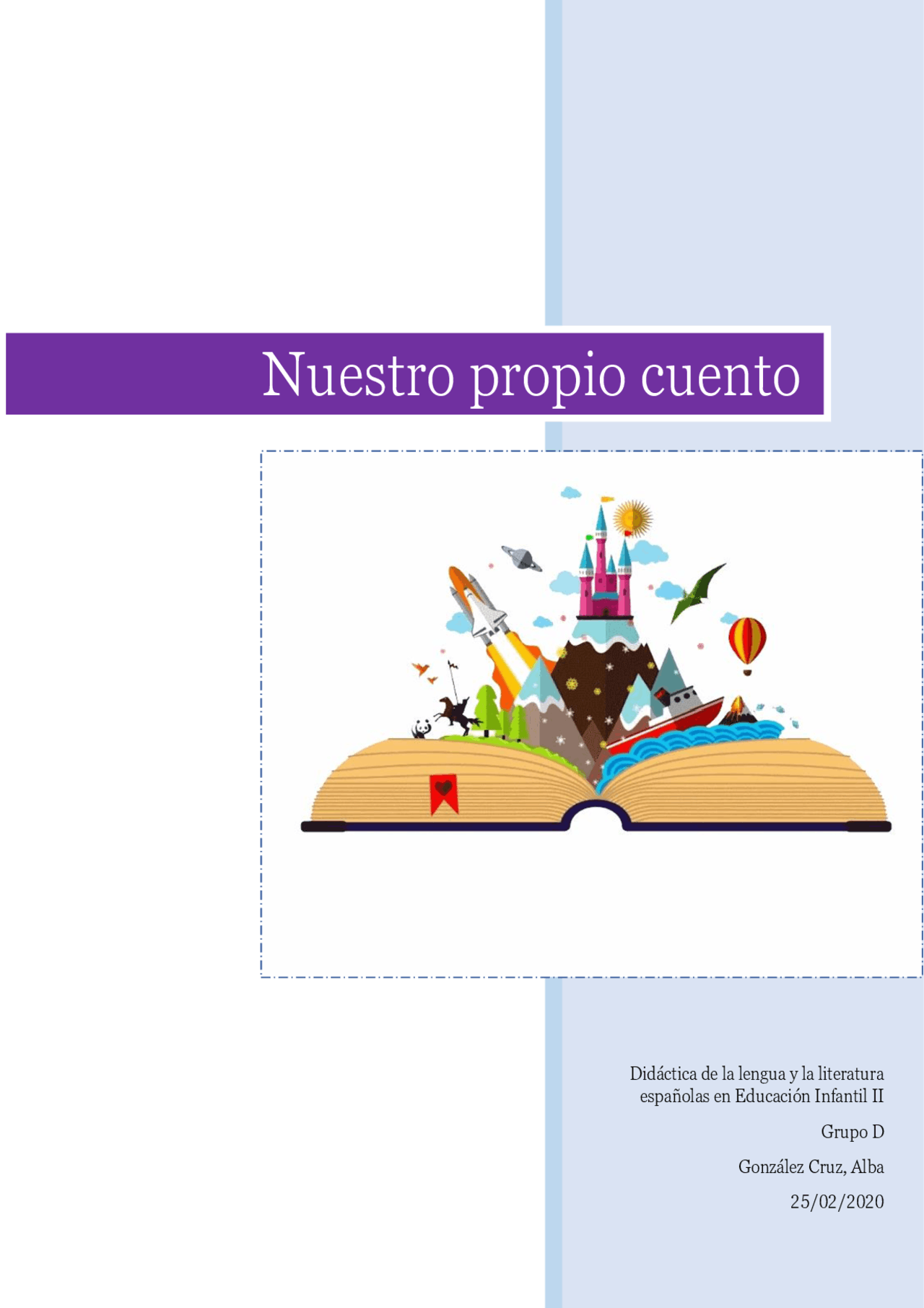 Proyecto educativo "Nuestro propio cuento" - Docsity