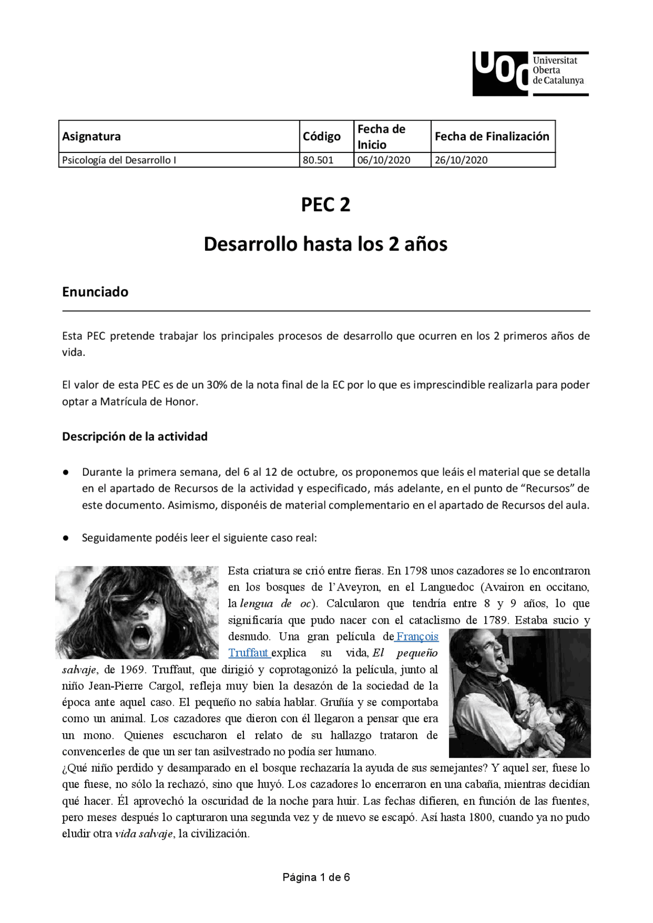 Pec 2 Psicologia Desarrollo Docsity