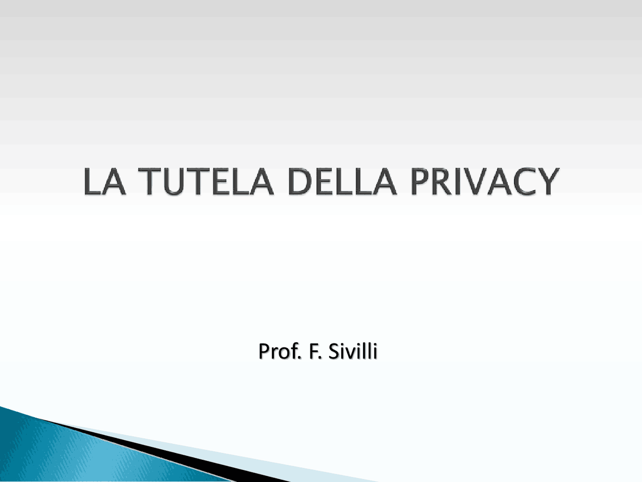 Slide Esame Informatica Docsity