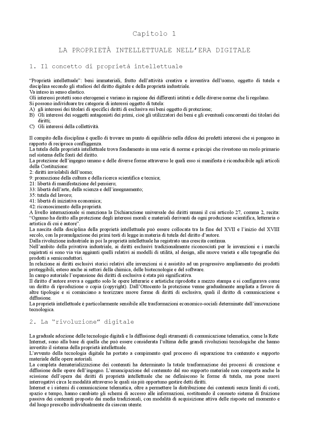 Riassunto Del Libro Diritto Digitale Di Jori Docsity