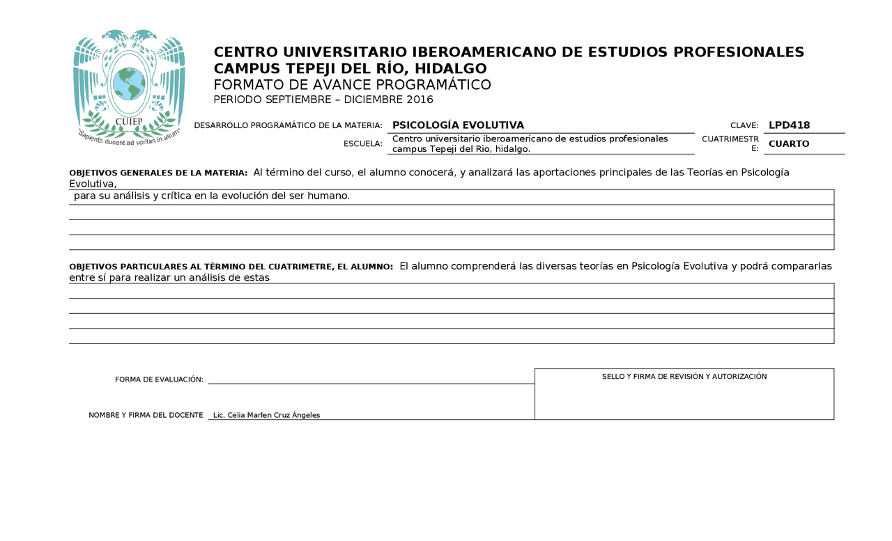 Psicologia Evolutiva Docsity