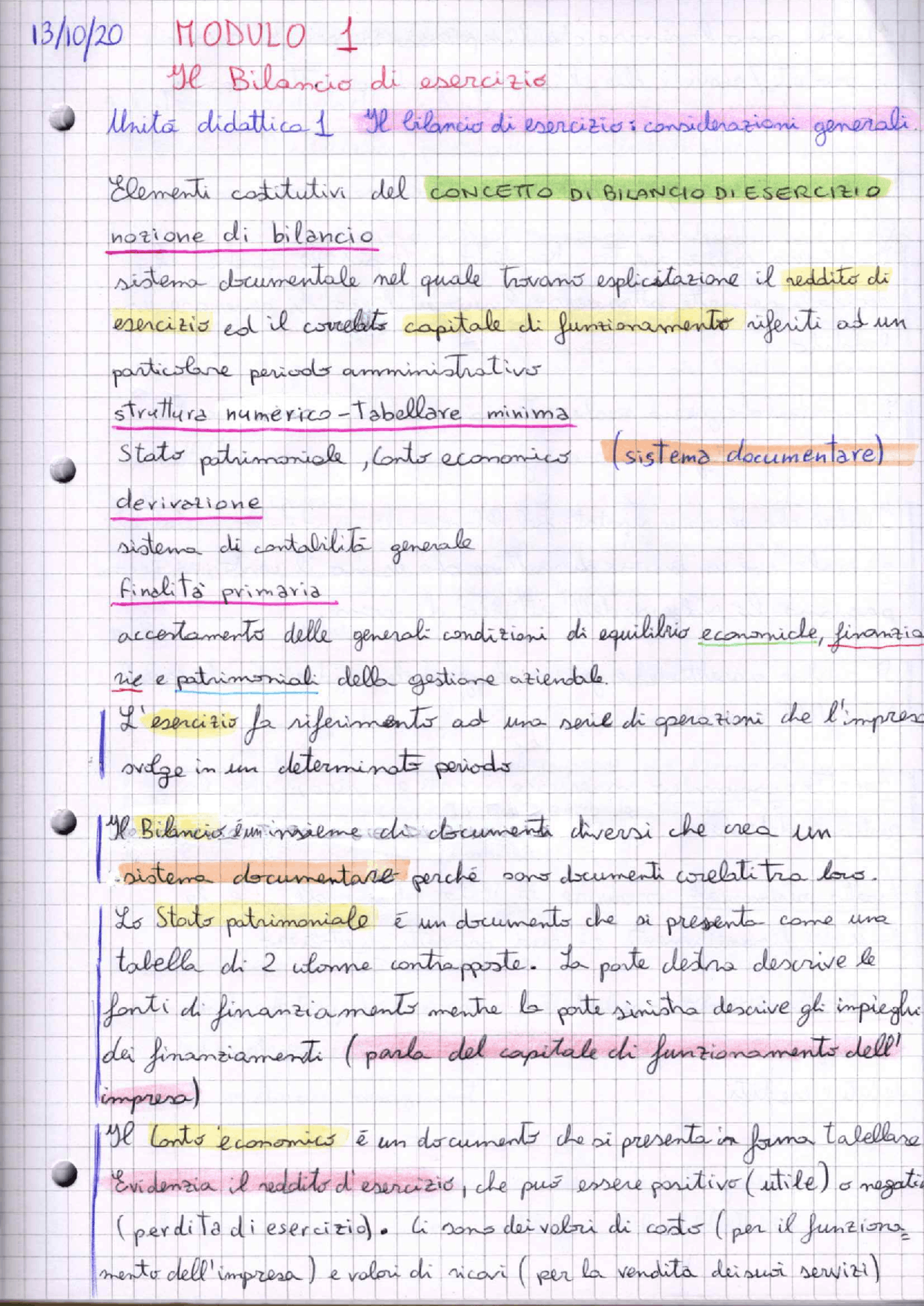 Prima Lezione Ragioneria 2 Docsity