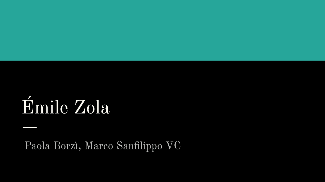 Emile Zola Powerpoint In Francese Docsity
