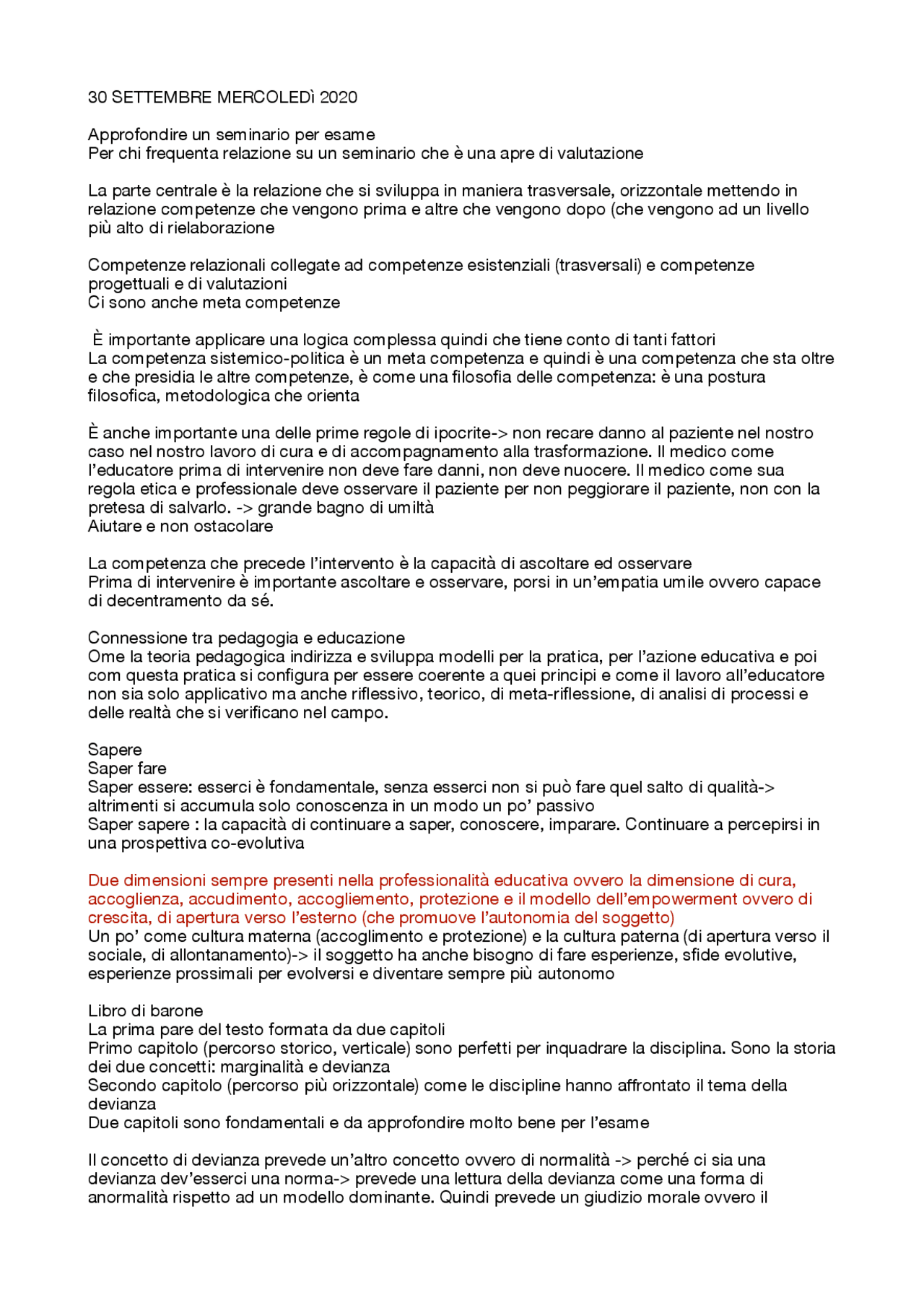 Pedagogia Della Devianza Docsity