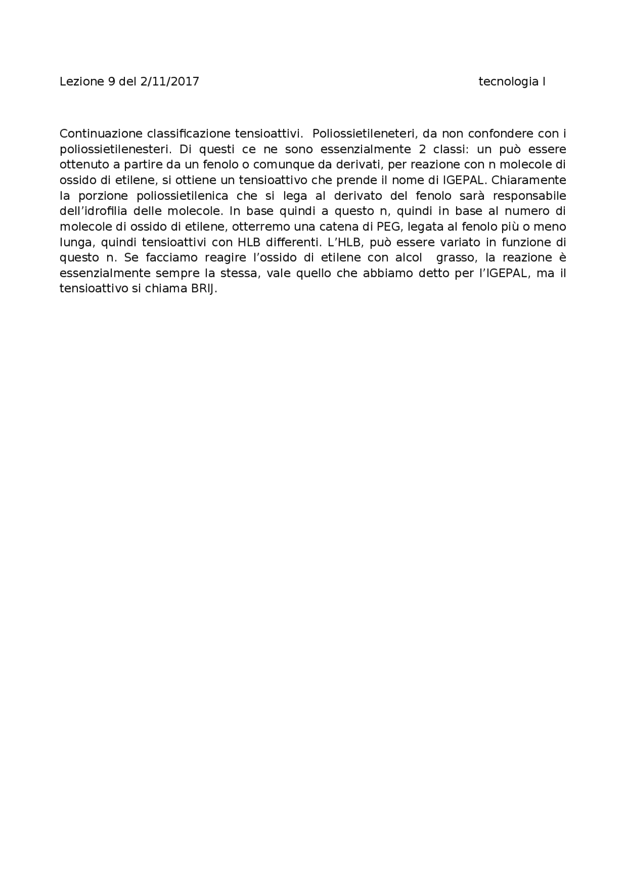 Tecnologia Introduzione Docsity