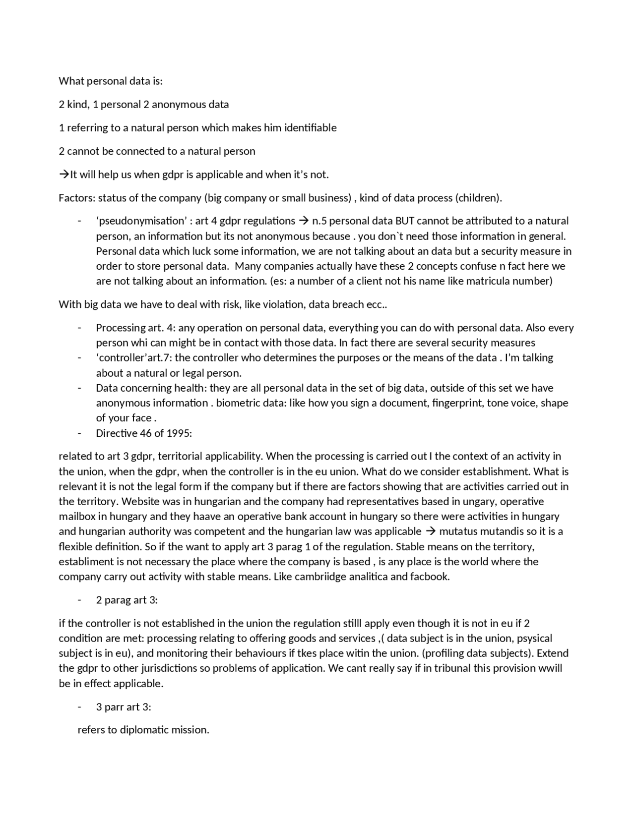 Big Data Introduction Docsity