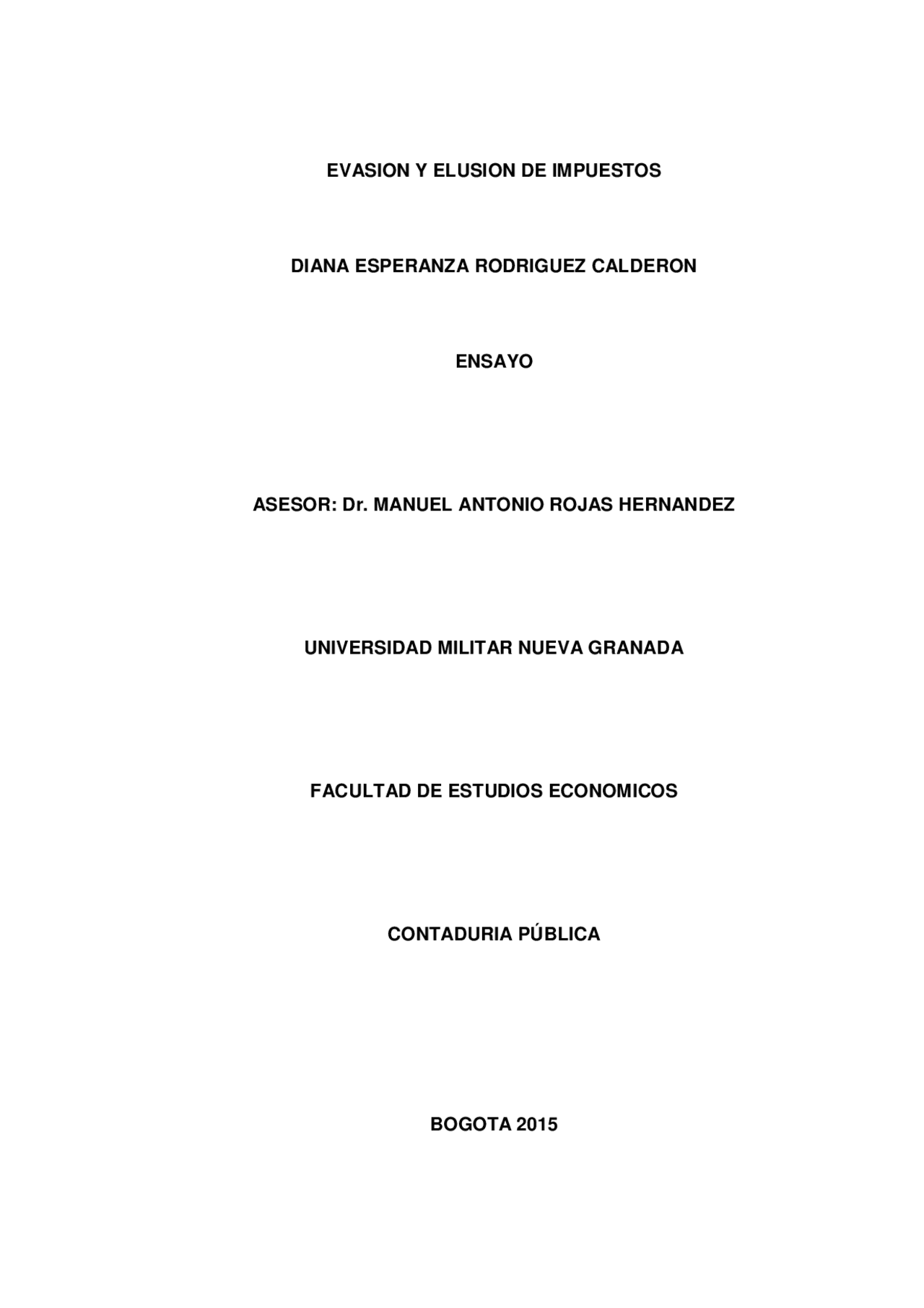TRIBUTARIAA EVASION DE IMPUESTOS | Apuntes de Derecho Financiero y ...