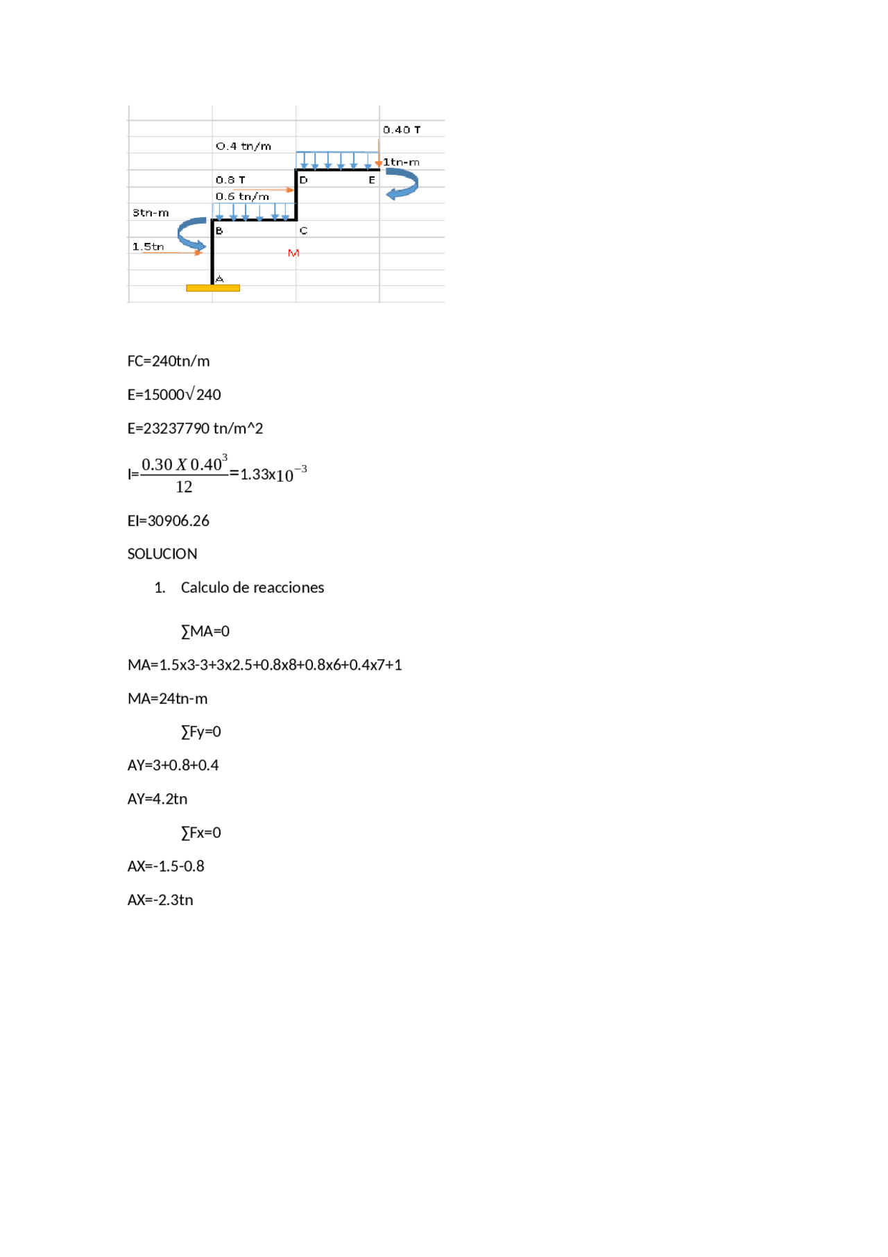 Practica De Analisis Estructural 1 Docsity