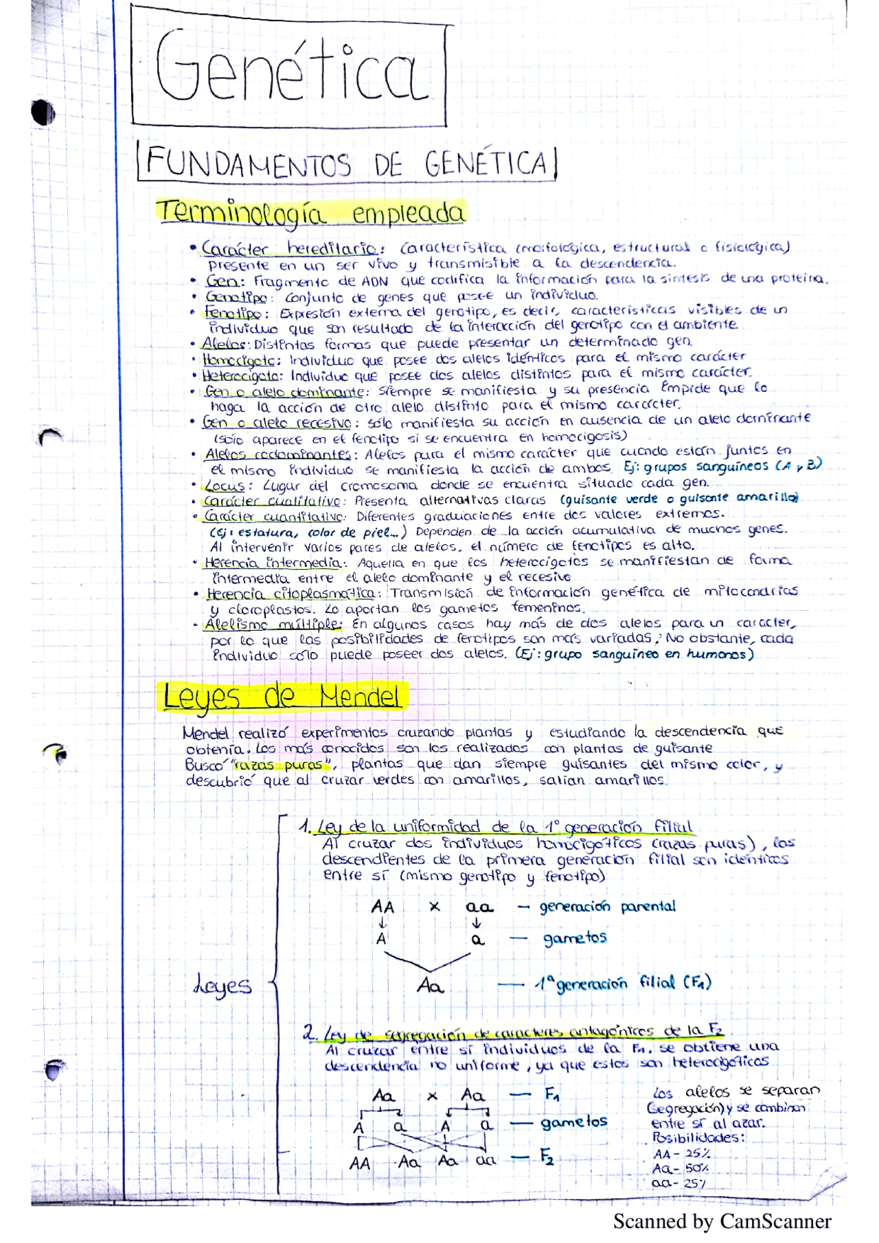 Biología Selectividad Docsity