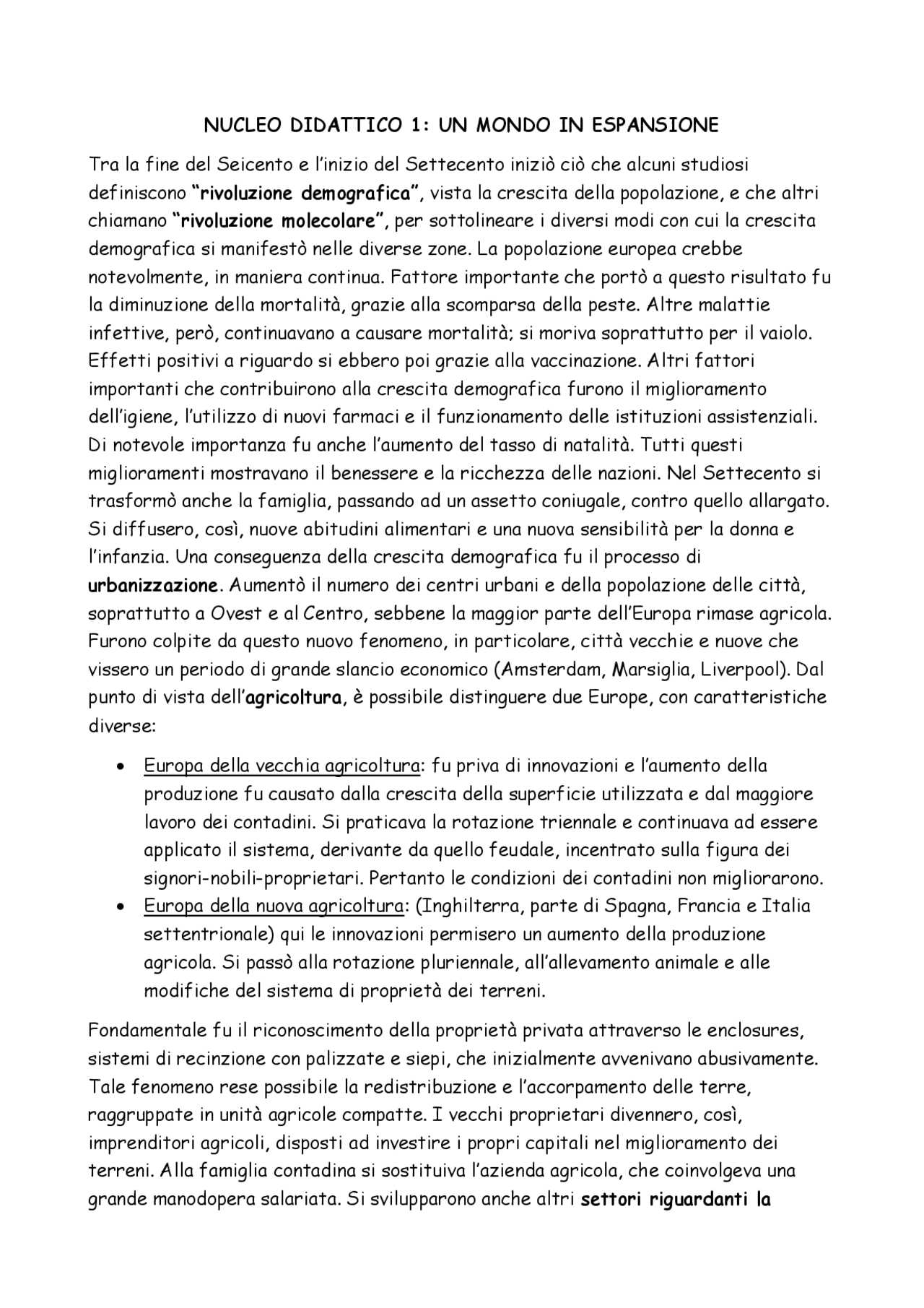 Sintesi Sullilluminismo In Storia Sintesi Del Corso Di Storia Docsity
