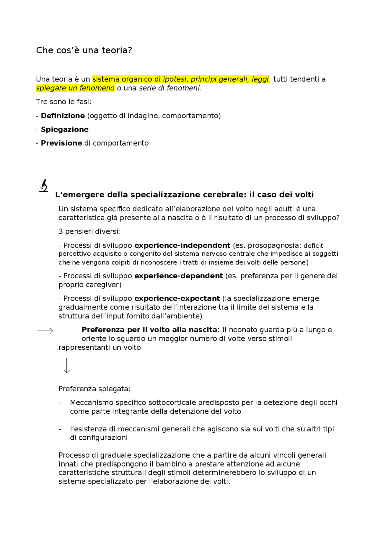 Psicologia Dello Sviluppo Docsity
