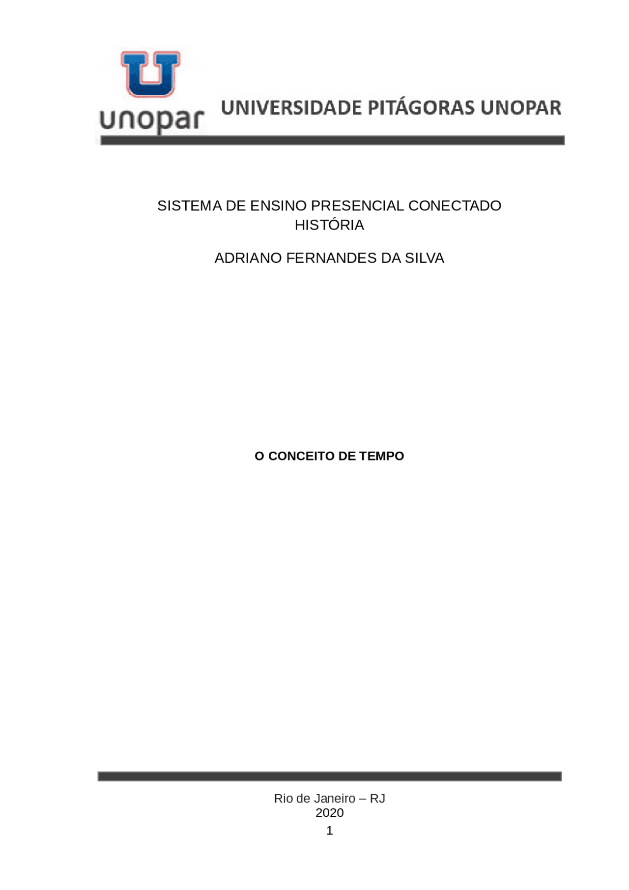 Trabalho Para Unopar Docsity