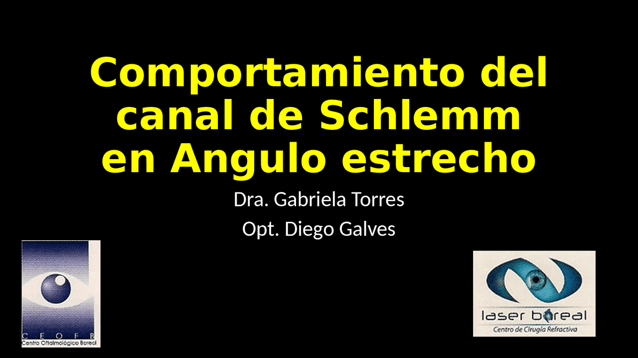 Análisis del Canal de Schlemm con OCT Triton pre y post cirugía de ...