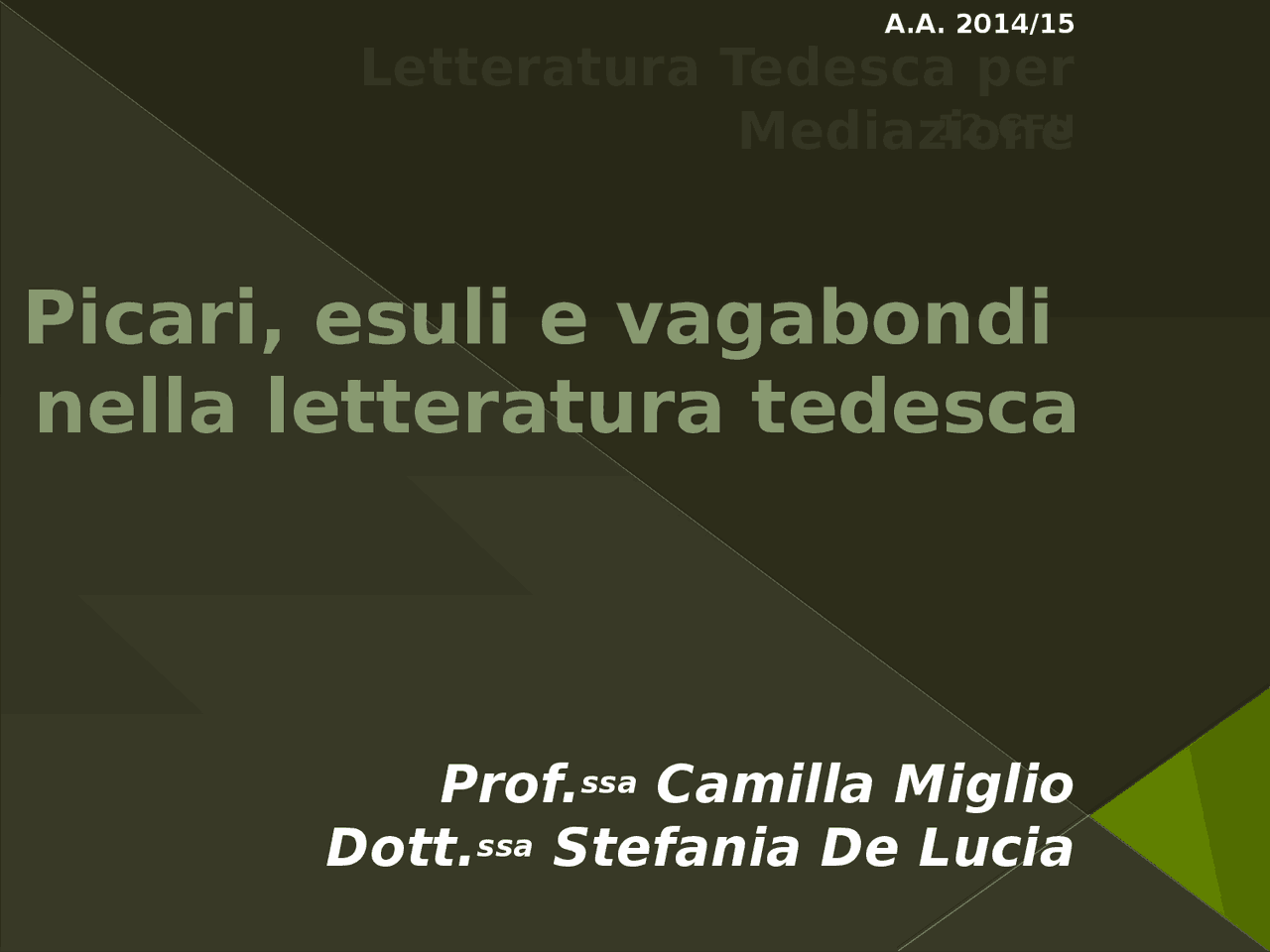 Letteratura Tedesca Docsity