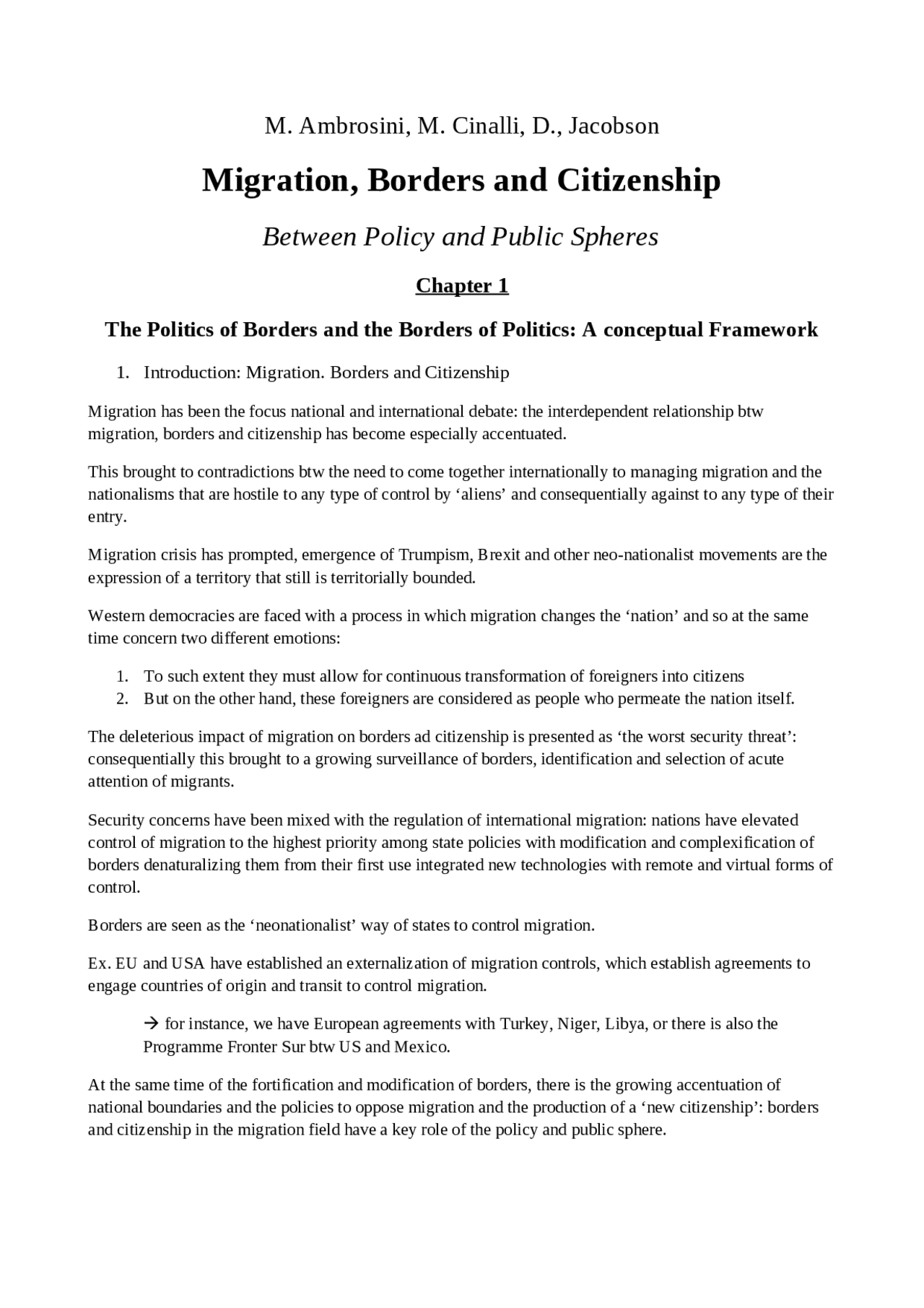 Migration Borders And Citizenship Between Policy And Public Spheres