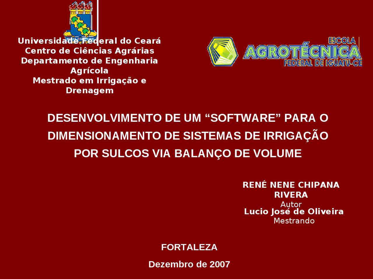 Irrigação Por Superfície Notas De Aula Agronomia Docsity