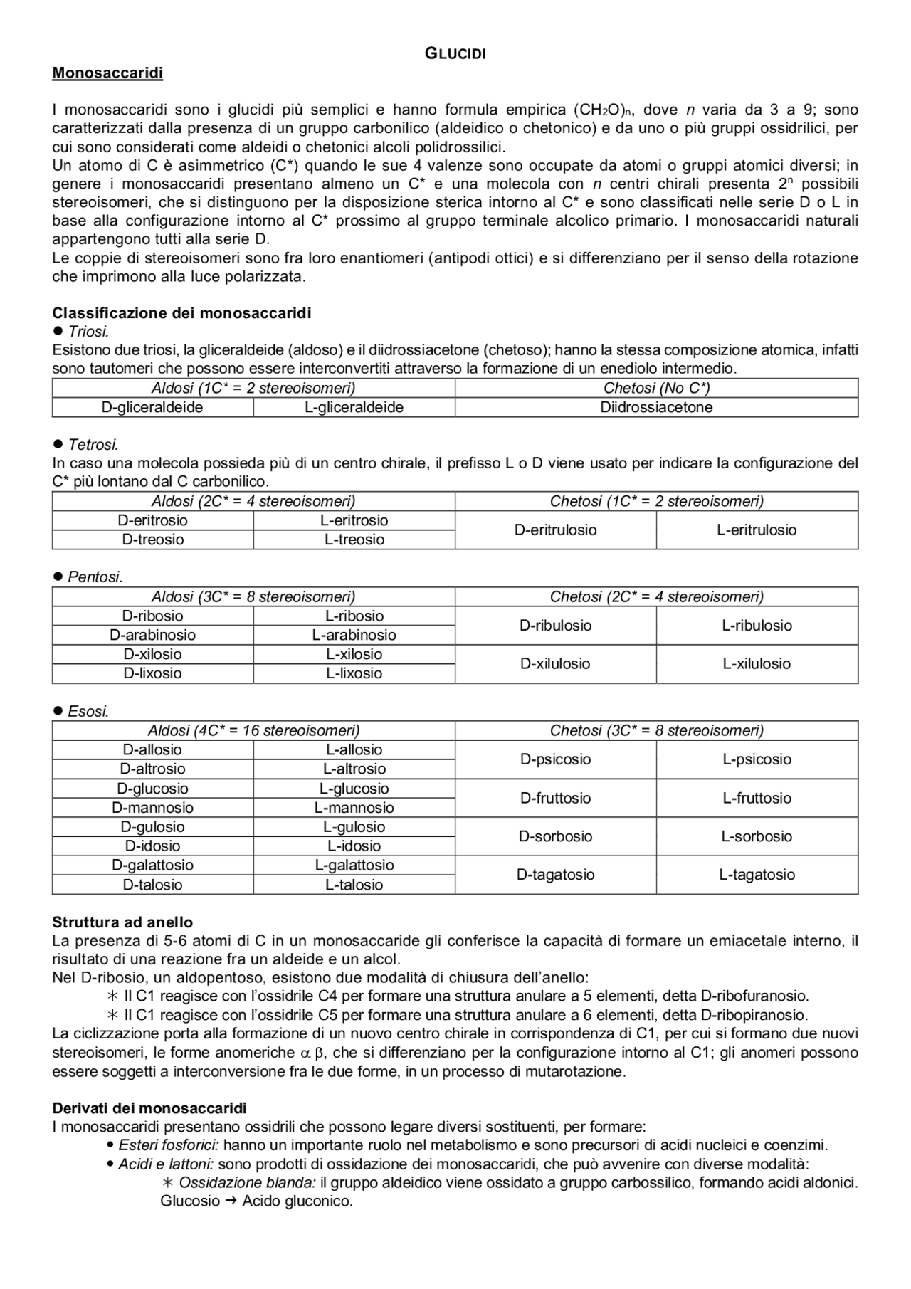 Riassunto Biochimica Generale Appunti Di Biochimica Docsity