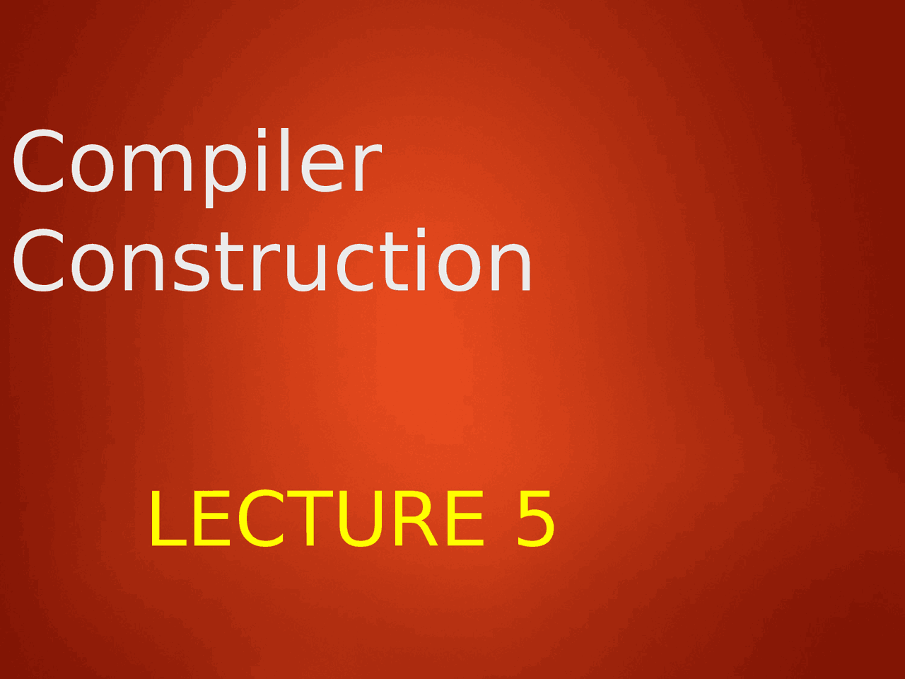 Basics Of Lexical Analysis In Compiler Construction Docsity
