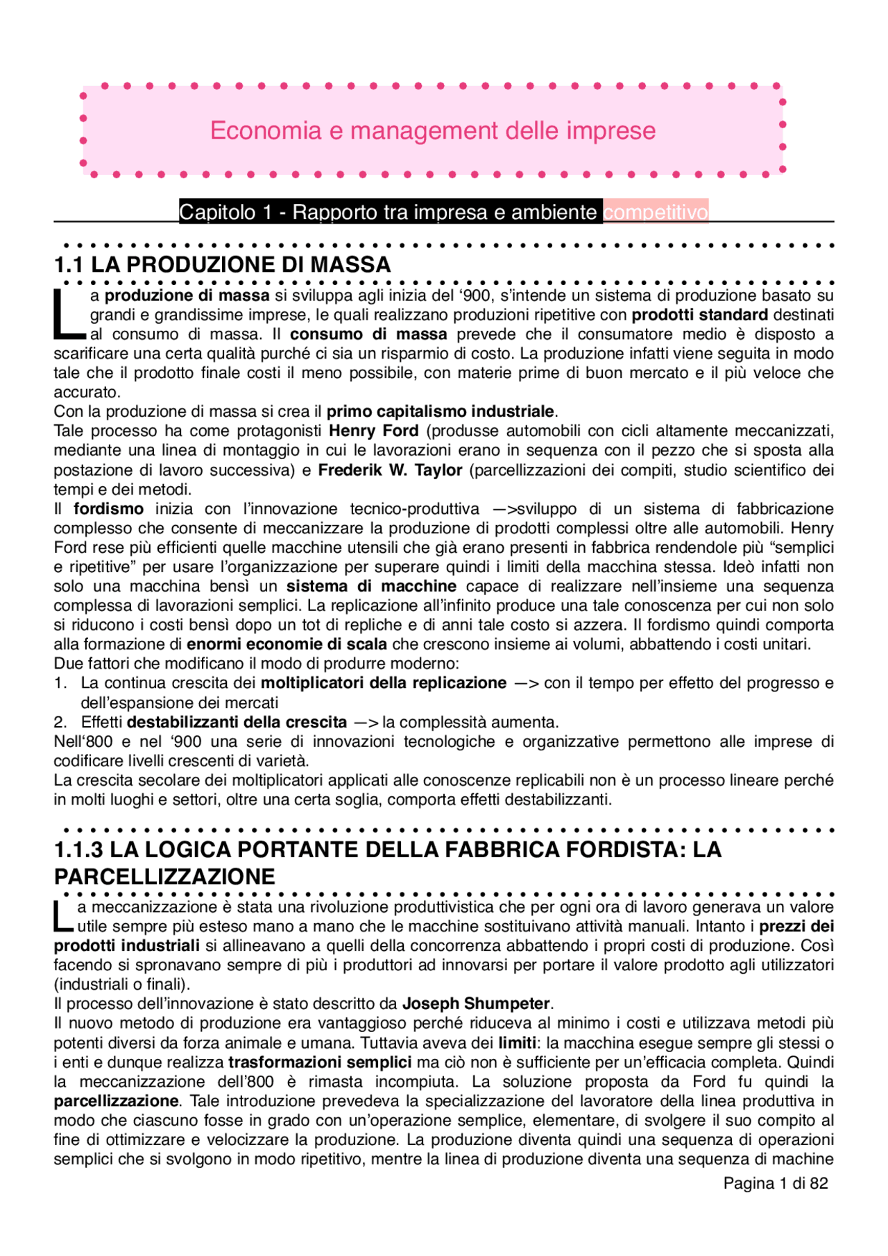 Appunti Di Management Ecoban Docsity