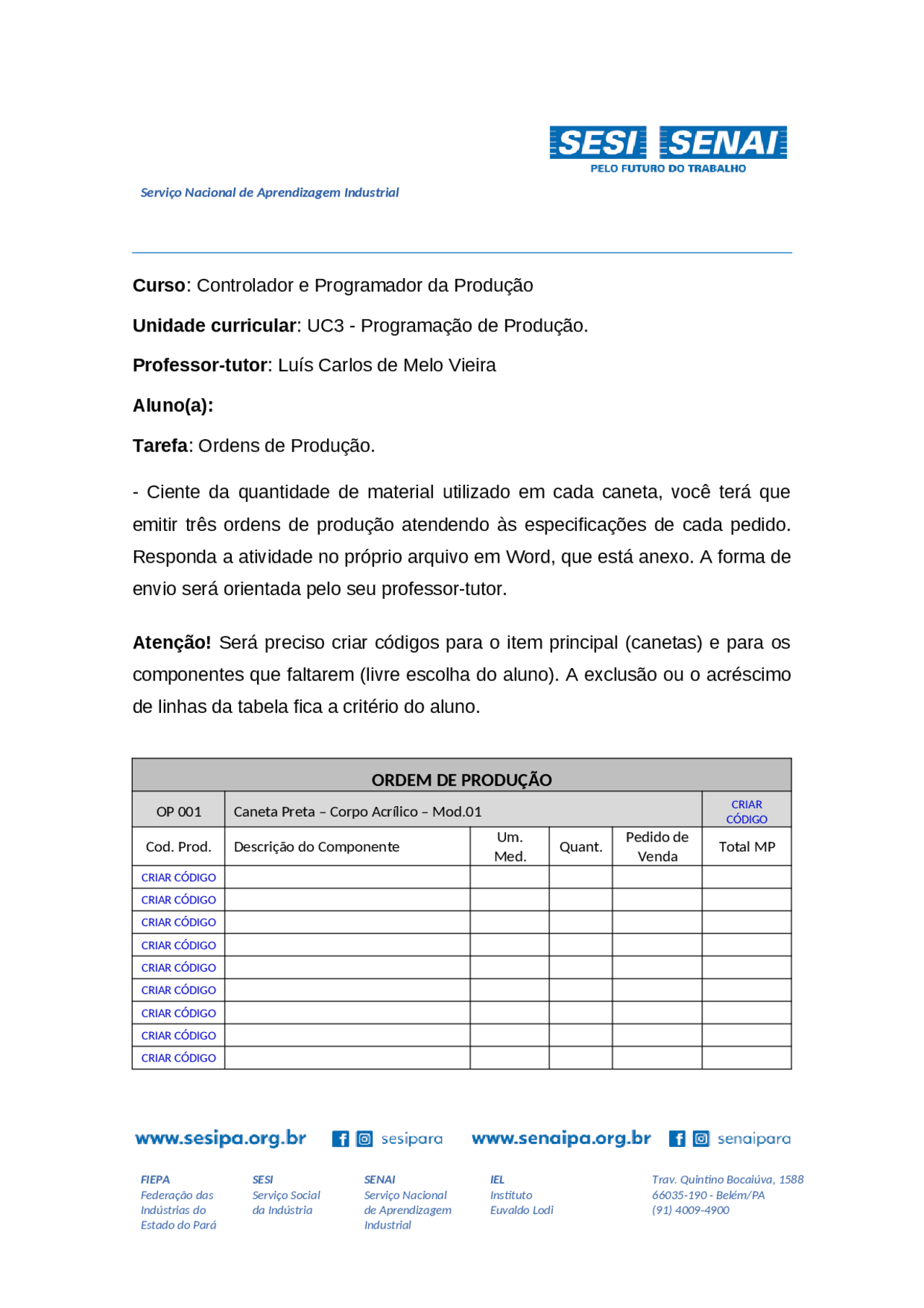 Atividade 1 Logistica Docsity