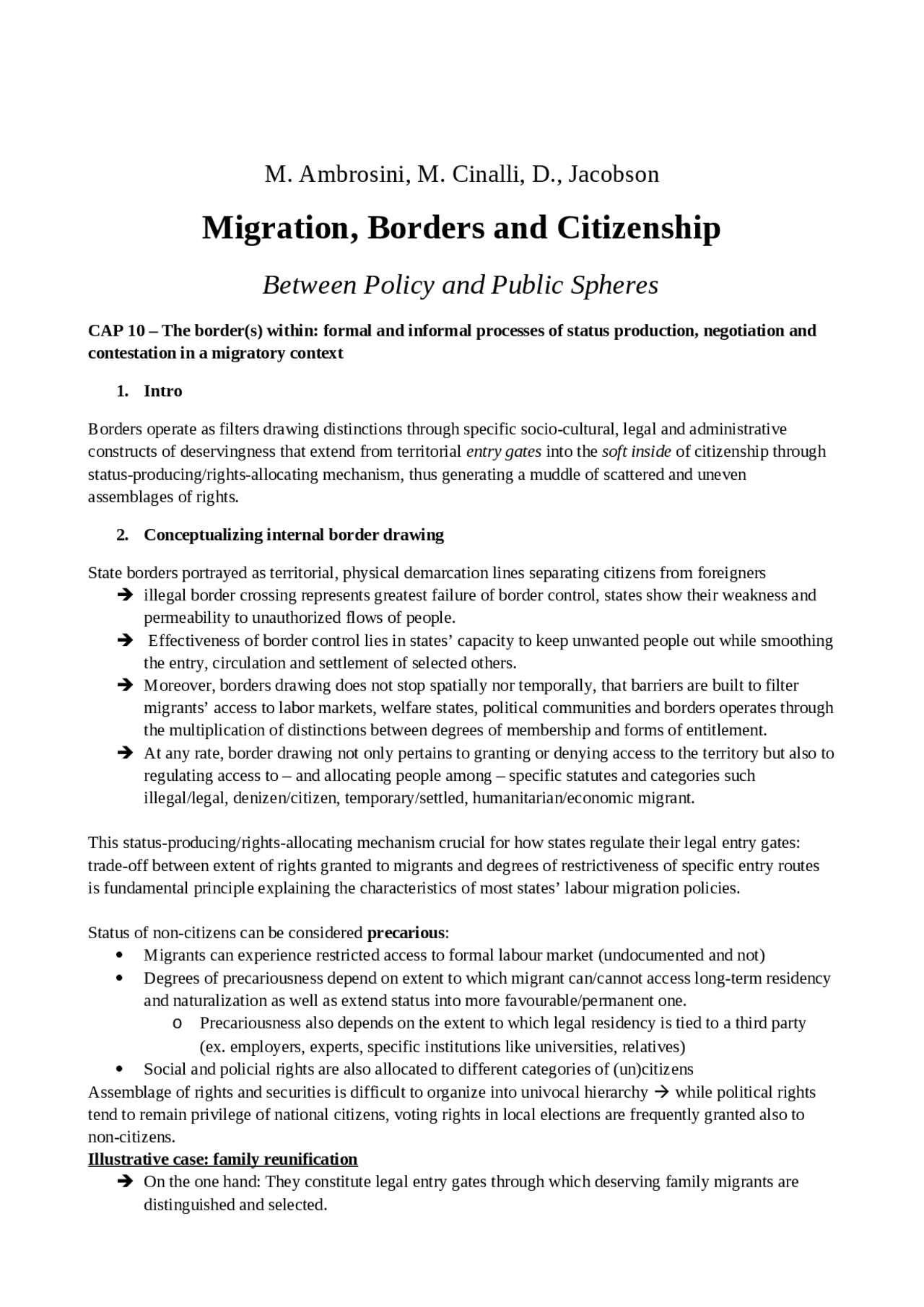Migration Borders And Citizenship Between Policy And Public Spheres
