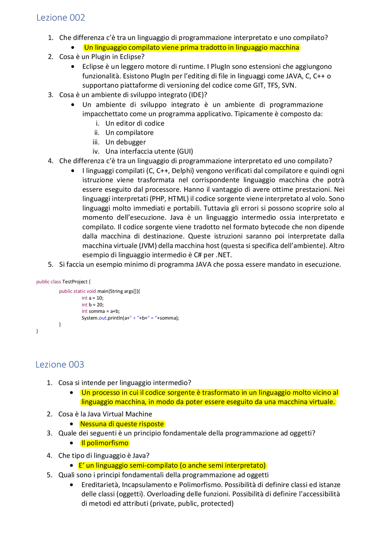 Algoritmi E Strutture Dati Docsity